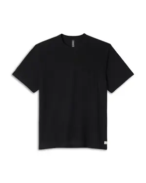 Vuori Short Sleeve Micro Waffle Tee - Black