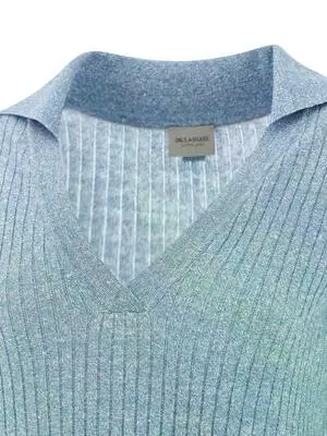 Paul & Shark Urukai Ribbed Knit V-neck T-shirt
