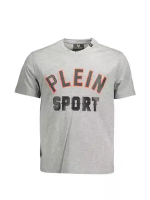PLEIN SPORT Logo-print T-shirt - Grey