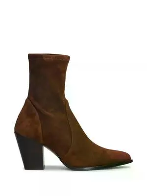 STUART WEITZMAN Pointed-toe Suede Boots