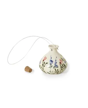 UNCOMMON GOODS Hand-painted Porcelain Hummingbird Feeder