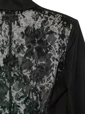 QUETSCHE Lace-panelled Blazer