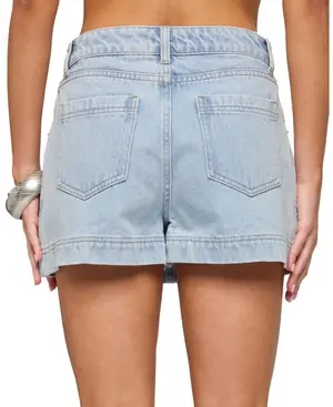 EDIKTED Shanice Denim Mini Skort