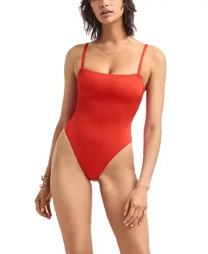 VITAMIN A Vitamin A Jenna One Piece Swimsuit Ruby Red