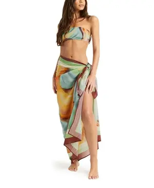 VITAMIN A Samara Sarong - Elemental Current