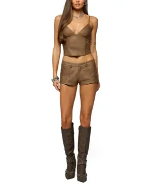 EDIKTED Idara Corset Top