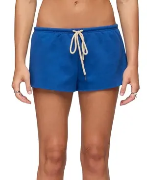 EDIKTED Lynette Drawstring Shorts - Blue