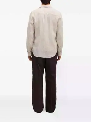 Nn07 Enzo Striped Long-sleeve Shirt