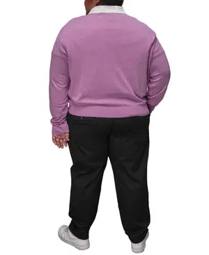 WILDFANG Plus The Everyday Crew Neck Sweater - Mauve