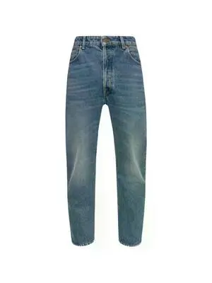 GOLDEN GOOSE Star-appliqué Jeans - Blue