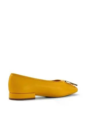 FERRAGAMO Myrna Square-toe Ballet Flats
