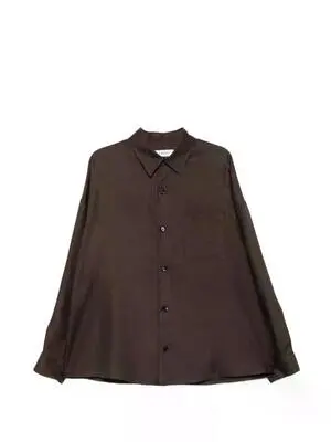 BE ABLE Chest-pocket Long-sleeve Shirt - Brown