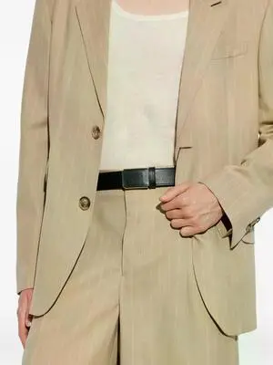 Bally Logo-embossed Leather Belt