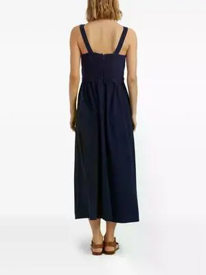 Chinti & Parker Broderie Floral Midi Dress