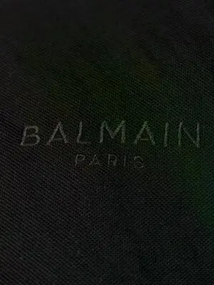 Balmain Logo-embroidered Polo Shirt