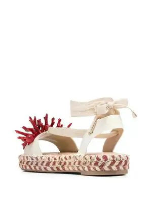 Liu Jo Paros Coral-embellished Espadrilles