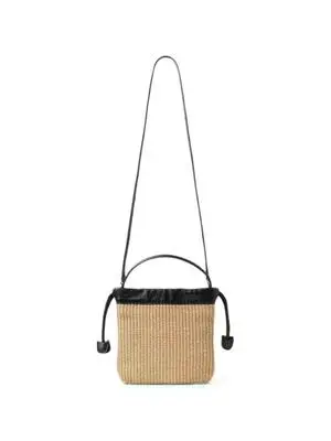 JIMMY CHOO Drawstring Pouch Top Handle Bag