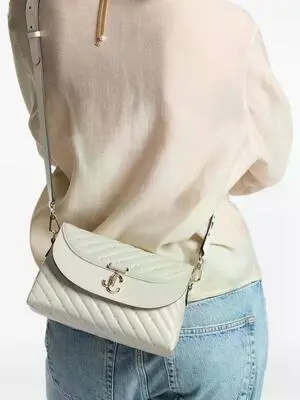JIMMY CHOO Curve Top Handle Shoulder Bag
