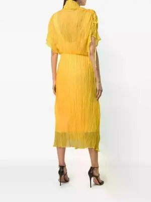 ELLERY Crinkled Midi Dress