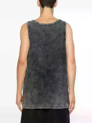 Mihara Yasuhiro Distressed Waffle-knit Tank Top