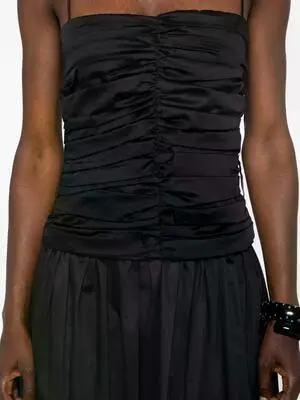 Tove Amina Ruched Midi Dress