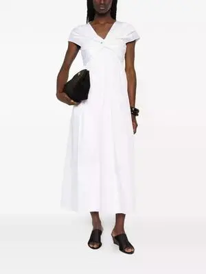 TOVE TOVE Rafelle Twisted Detail Midi Dress