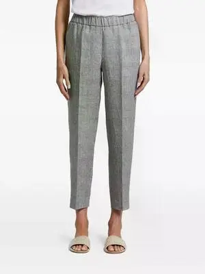 Peserico Check Pattern Trousers
