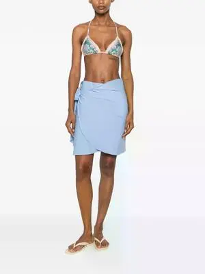 Hunza G Knot-detail Beach Skirt