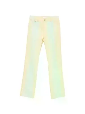 Roberto Cavalli 2000s Ombre-effect Straight Leg Trousers - Yellow