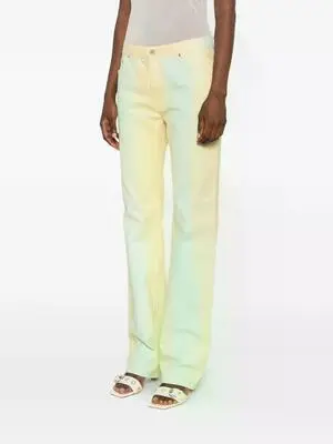 Roberto Cavalli 2000s Ombre-effect Straight Leg Trousers