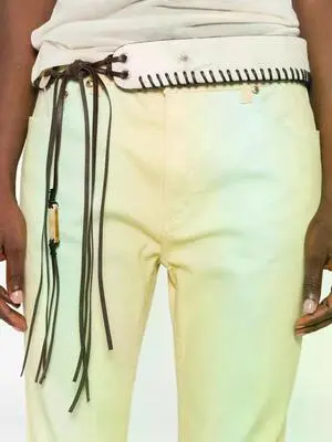 Roberto Cavalli 2000s Ombre-effect Straight Leg Trousers