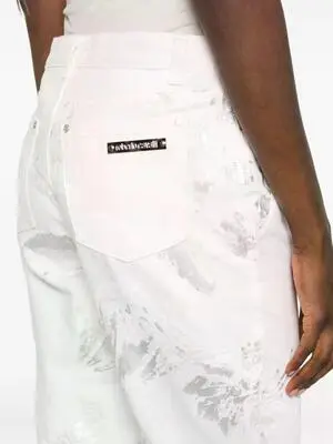 Roberto Cavalli 2000s Floral Print Trousers