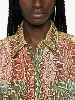 ALEMAIS Alemas Varna Snake-print Shirt