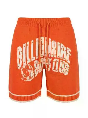 BILLIONAIRE BOYS CLUB Curve Logo-intarsia Track Shorts - Orange