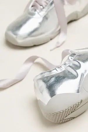 Jw Pei Flavia Ballerina Sneakers - Silver