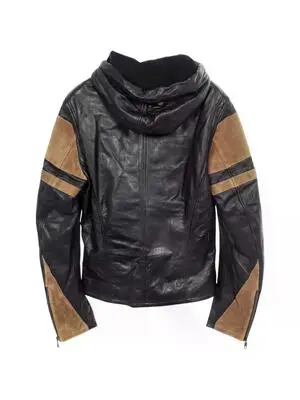 Dolce & Gabbana Embroidered Leather Jacket