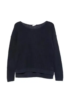 Akris Open-knit Boat-neck Sweater