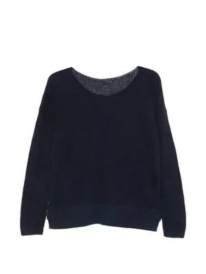 Akris Open-knit Boat-neck Sweater