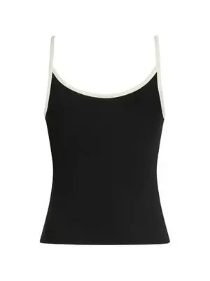Karl Lagerfeld Logo Patch Contrast Trim Vest