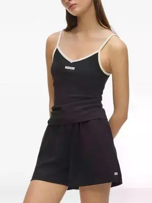 Karl Lagerfeld Logo Patch Contrast Trim Vest