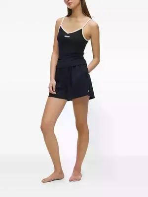 Karl Lagerfeld Logo-patch Drawstring Shorts
