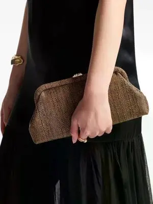 JIMMY CHOO Skylar Clutch Bag - Brown