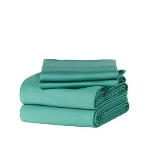 CANADIAN DOWN & FEATHER COMPANY Sheet Set Four Piece, Us Queen / Uk King Turquoise - Green