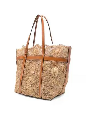 Ermanno Scervino Lace-overlay Tote Bag