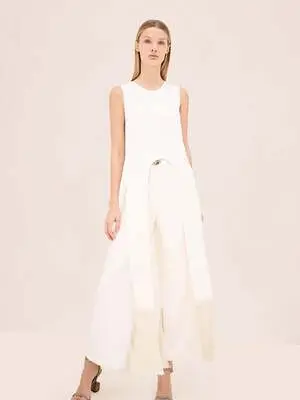 ALEXIS Alexis Spargi Wide Leg Pants With Fringe Hem