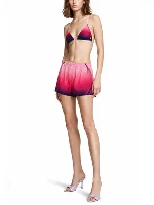 Casablanca Shorts In Seta - Pink