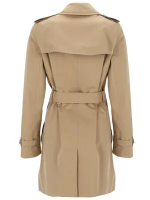 Burberry Heritage Kensington Trench Coat - Beige