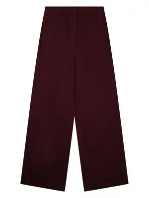 DEPARTMENT 5 Palazzo Charm Trousers - Bordeaux