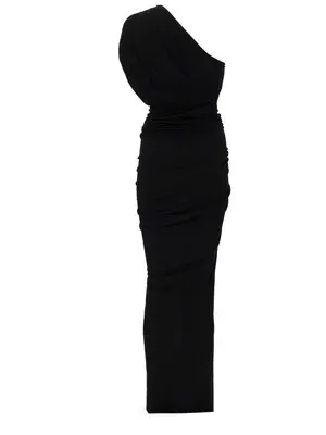 Rick Owens Abito Avra One-shoulder Gown - Black