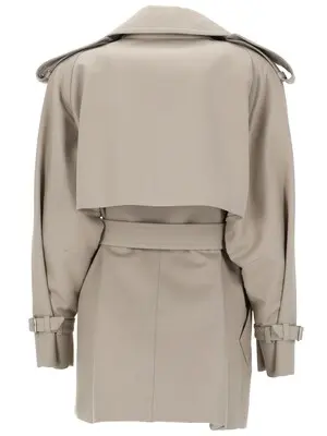 Max Mara Short Cotton Trench Coat